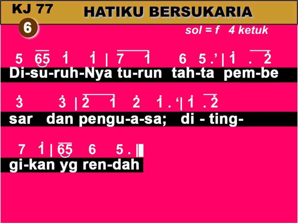 KidungOnline.com - KJ 077 HATIKU BERSUKARIA