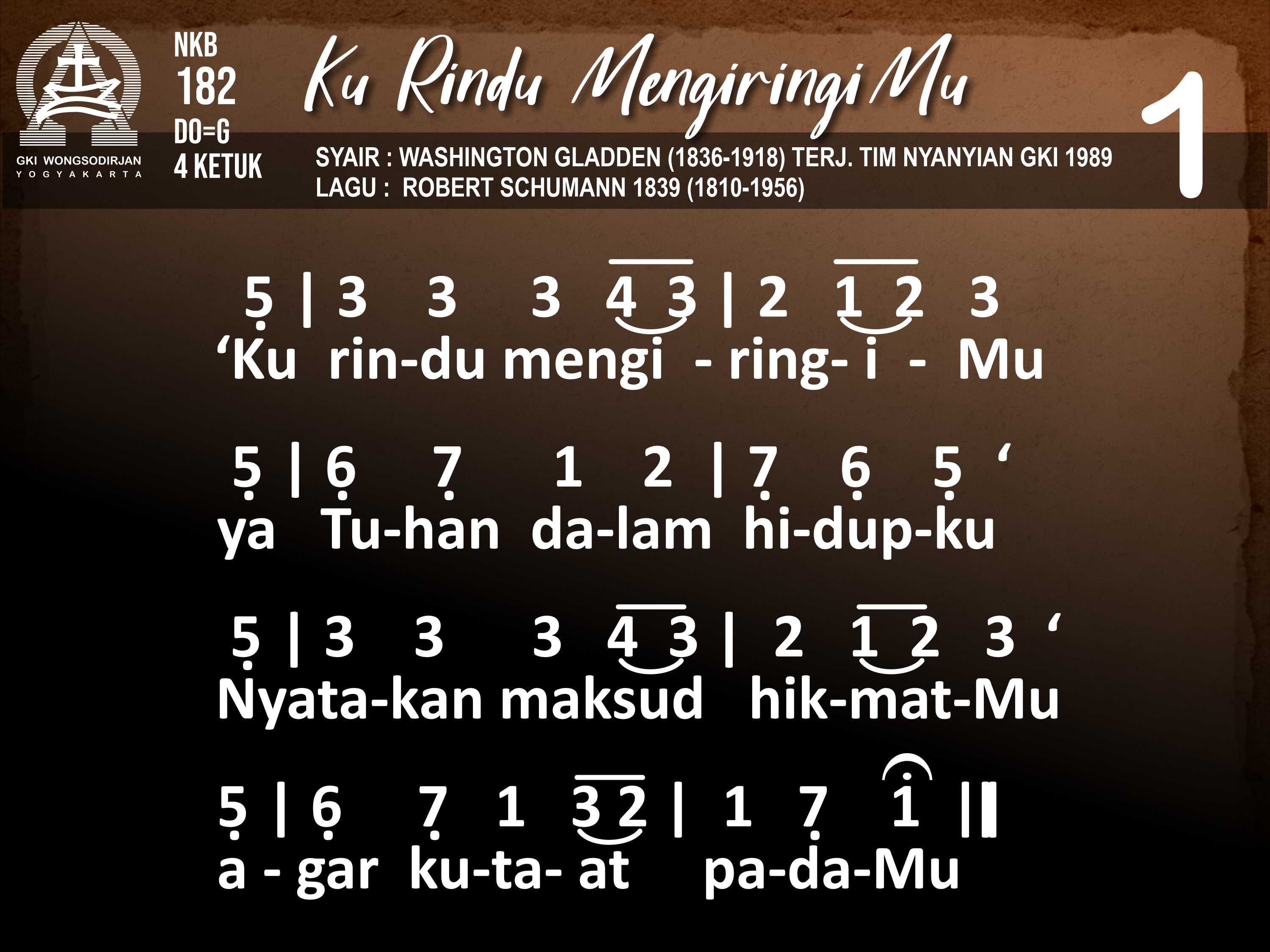 KidungOnline.com - NKB 182 KU RINDU MENGIRINGMU