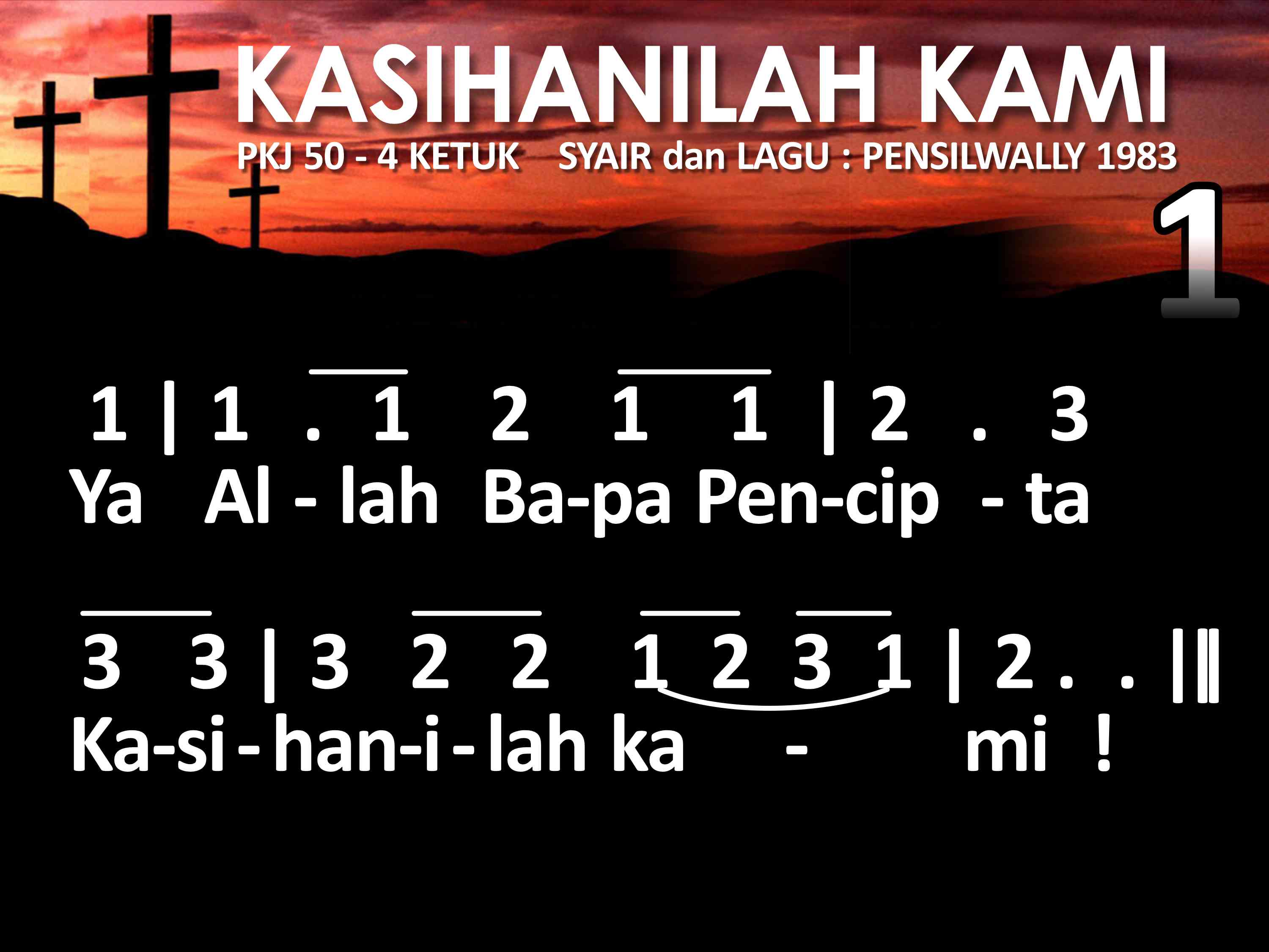 KidungOnline.com - PKJ 050 KASIHANILAH KAMI