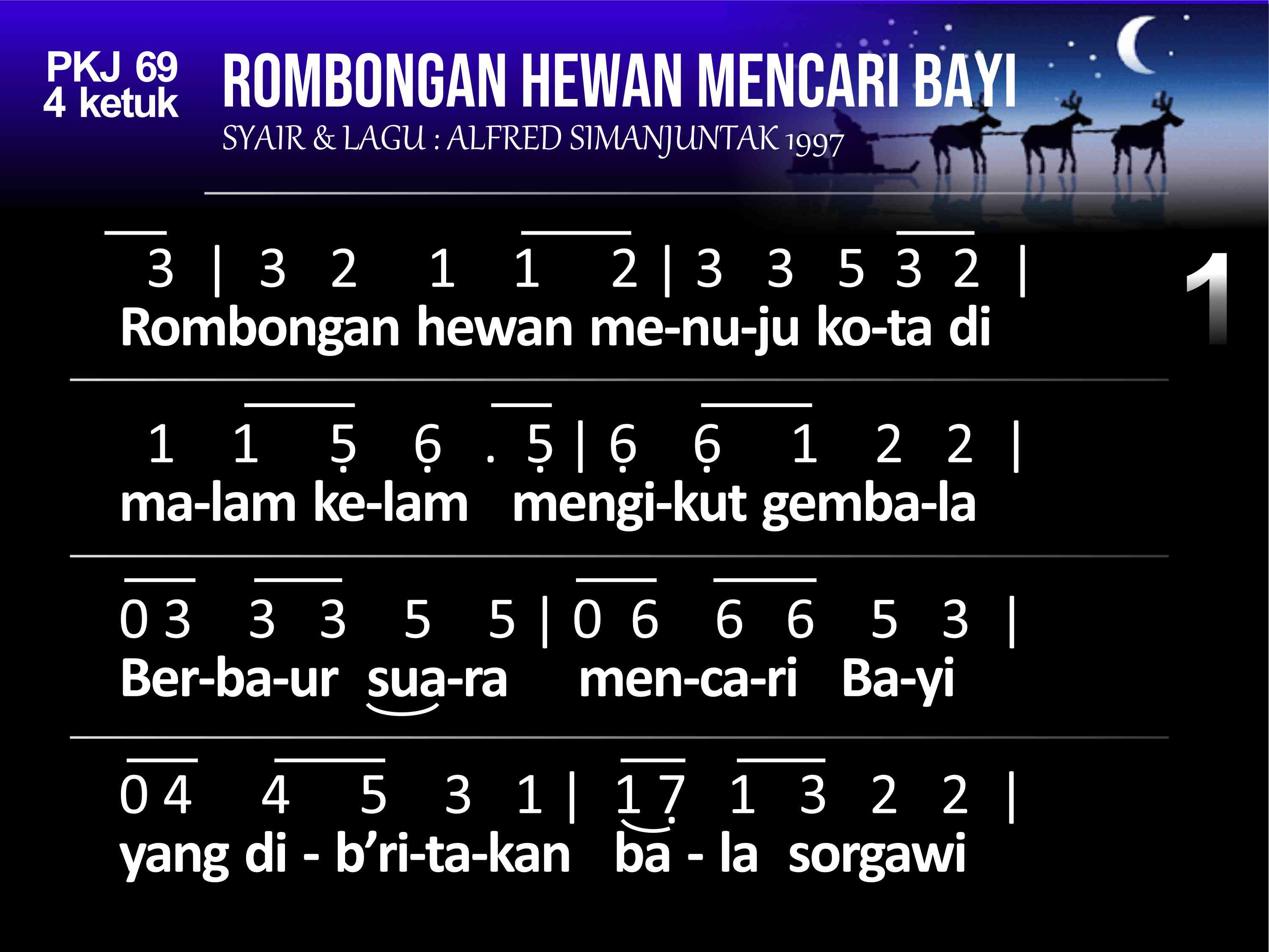 KidungOnline.com - PKJ 069 ROMBONGAN HEWAN MENCARI BAYI